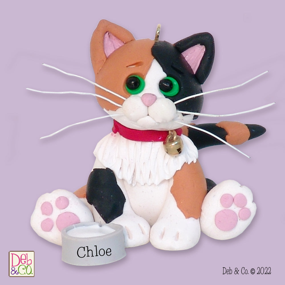 Personalized Cat Ornaments – Deb & Co. Personalized Christmas Ornaments